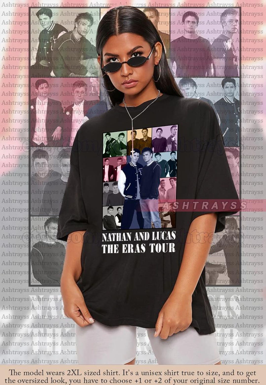Nathan and Lucas the Eras Tour T-shirt, Lucas and Nathan Scott the Eras ...