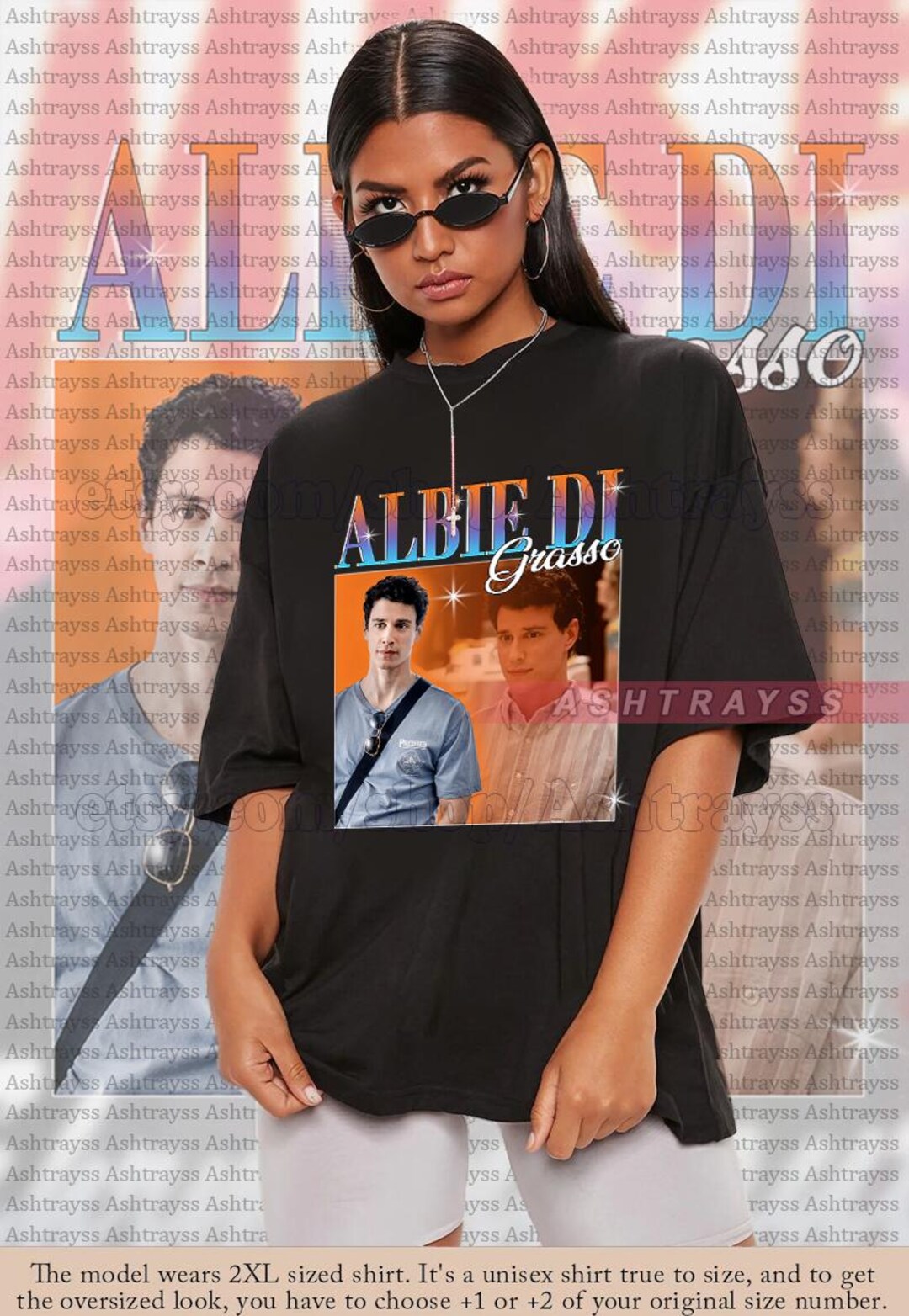 Albie Di Grasso Vintage Retro Tee, Adam Dimarco as Albie Di Grasso ...
