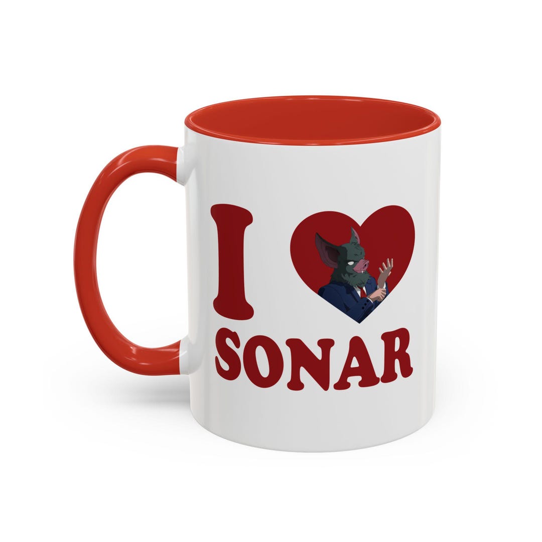 I Love Sonar Accent Coffee Mug (11, 15oz), Sonar Dispatch Mug - Etsy