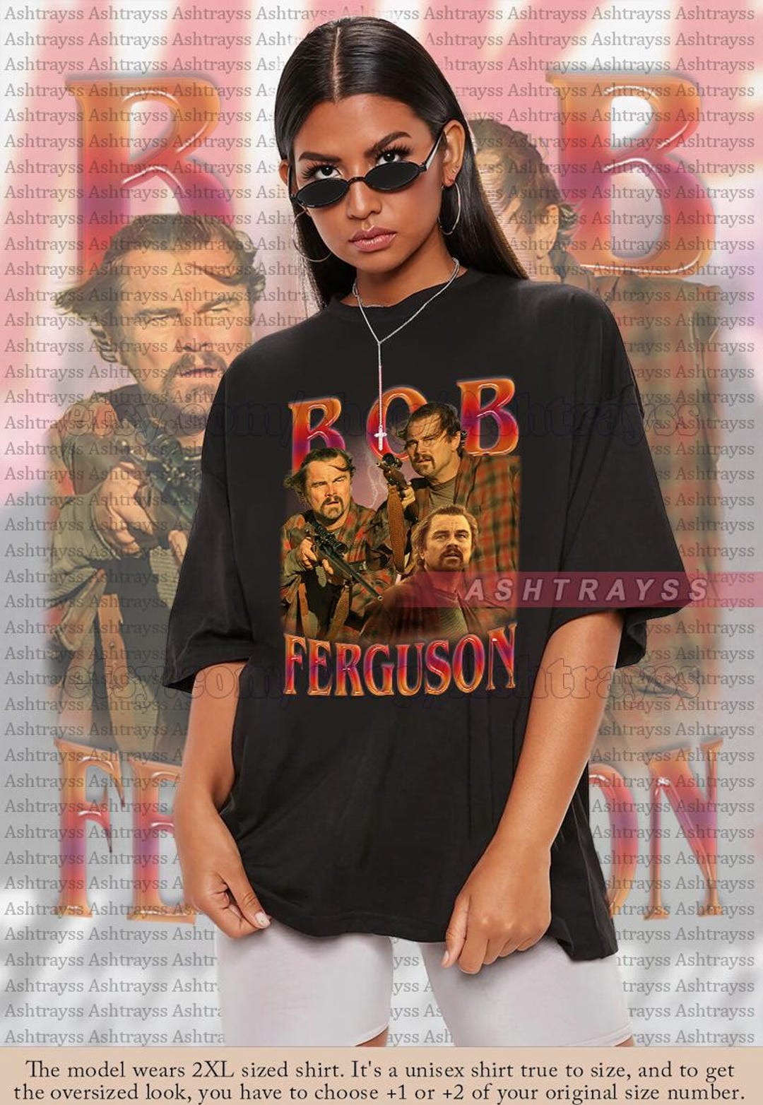 Leonardo Dicaprio as Bob Ferguson Shirt, Bob Ferguson Vintage Bootleg ...