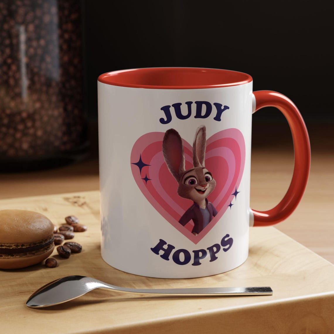Judy Hopps Accent Mug, Judy Hopps Zootopia Mug - Etsy