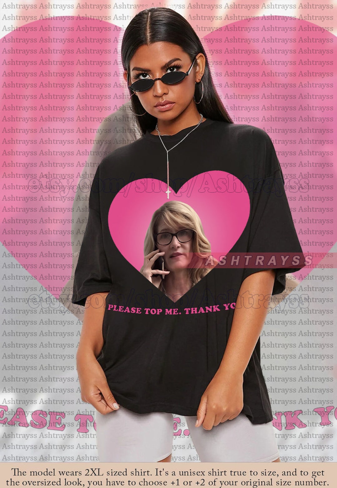 Laura Dern - Please Top Me Meme Tee - Etsy