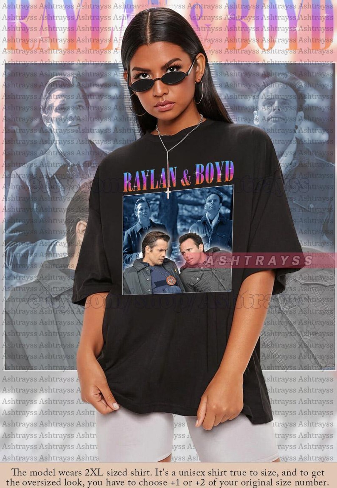 Raylan and Boyd Vintage Bootleg Tee Sweatshirt - Etsy