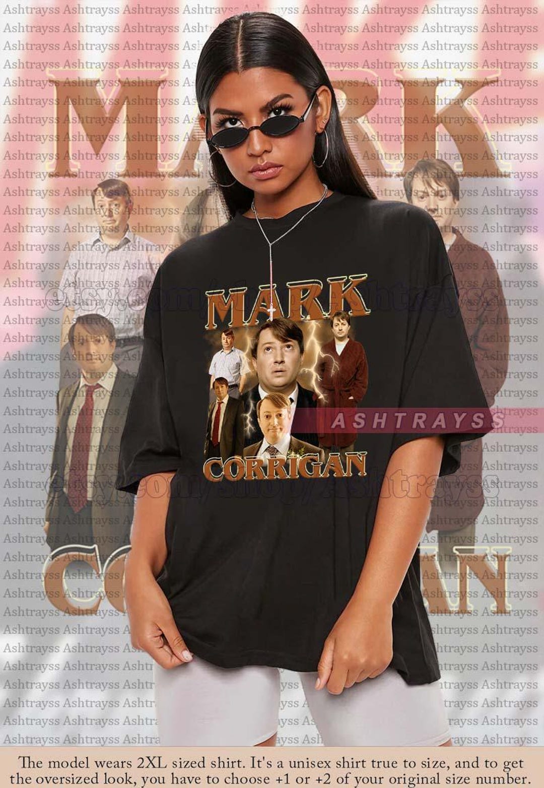 David Mitchell as Mark Corrigan T-shirt, Mark Corrigan Sweater, David ...