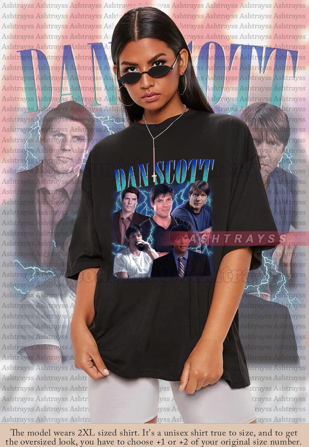 Dan Scott Vintage Retro T-shirt, OTH Paul Johansson as Dan Scott ...