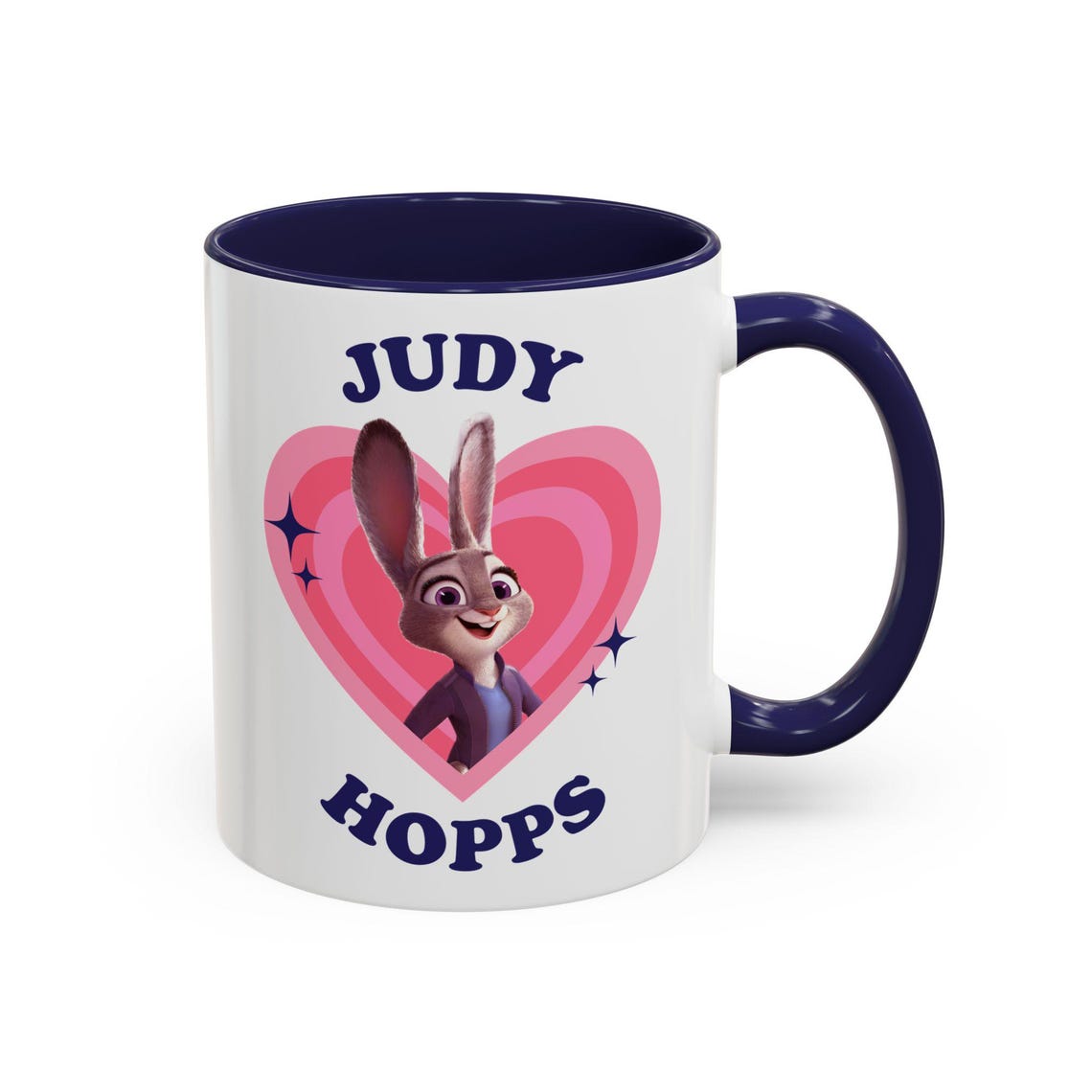 Judy Hopps Accent Mug, Judy Hopps Zootopia Mug - Etsy