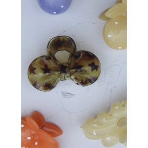 80s Jaw Clips Lot of 6 Nos Hair Accessories Made of Cellulose - Etsy