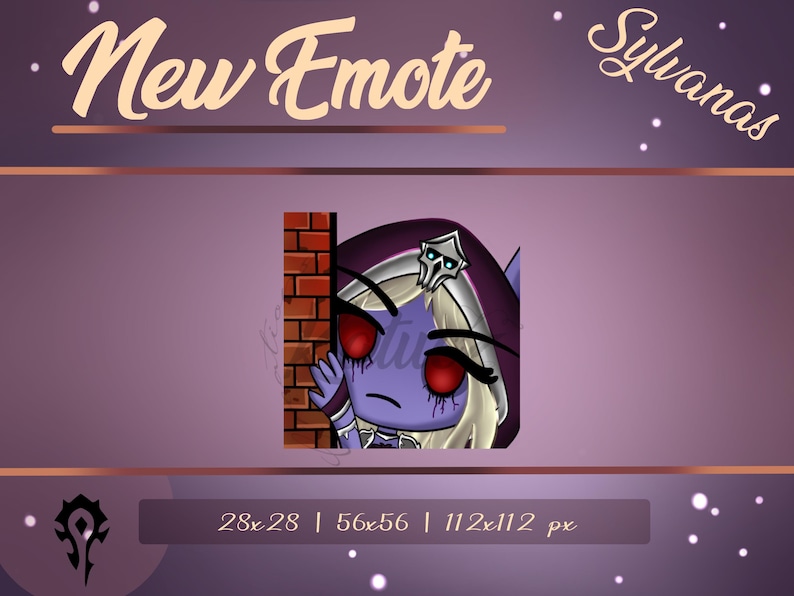 Twitch Emotes || World of Warcraft Emote for Streamers | Sylvanas | for ...