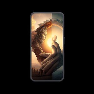 God and First Man Holding Hands Digital Download Digital Art Printable ...