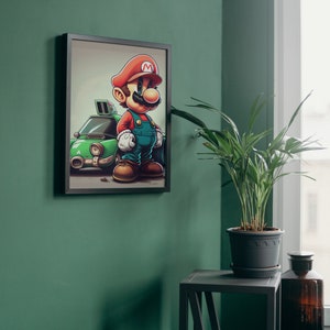 Super Mario Poster | Digital Download | Wall Art | Home Decor | Artwork ...