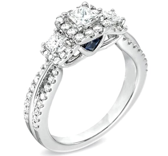 Vera wang love 3 stone engagement ring store