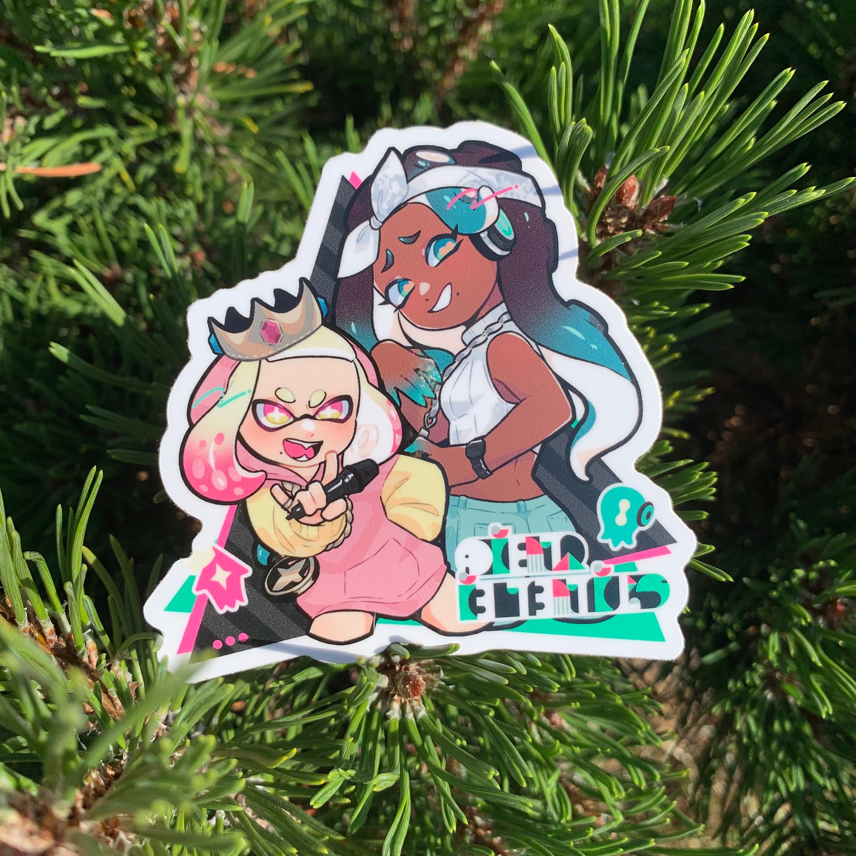Splatoon INKCON Zine off the Hook Die Cut Sticker louwaldo - Etsy