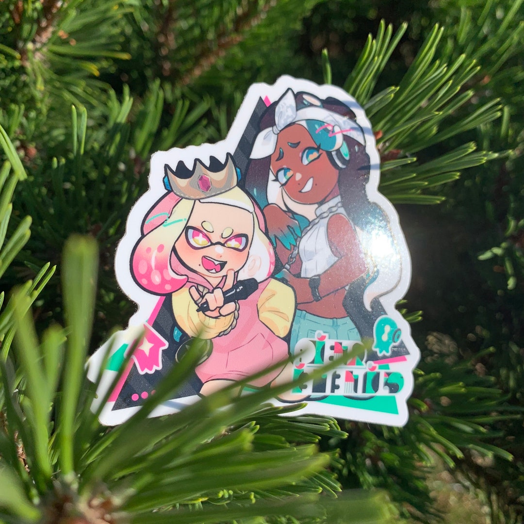 Splatoon INKCON Zine off the Hook Die Cut Sticker louwaldo - Etsy