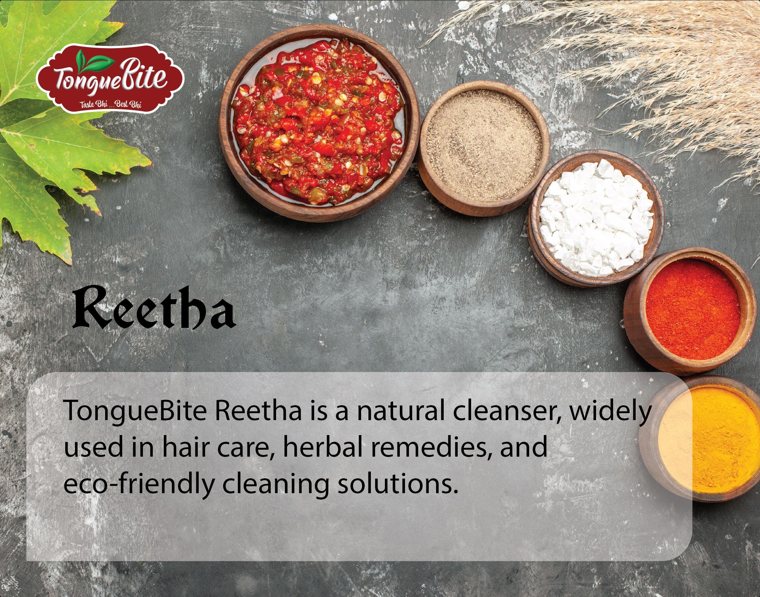 Natural Hair Cleanser – Tonguebite 100% Organic Reetha (soapnuts ...