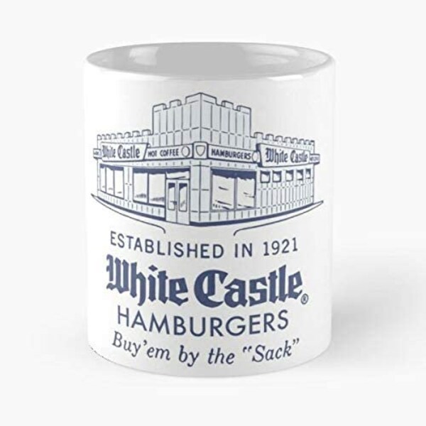 White Castle Mug - Etsy