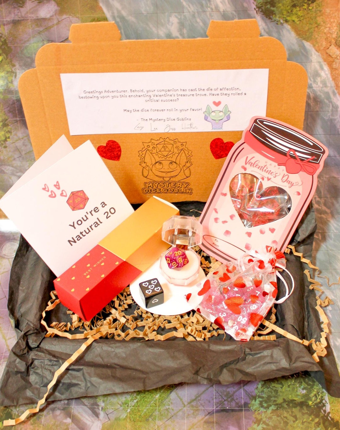 Valentine's Day Box for Dnd Lovers | Love Anniversary Gift Mystery Bags ...