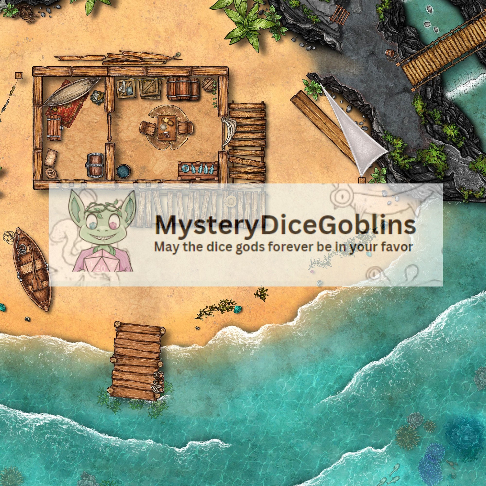 Beach Battle Map Bundle / DnD Battle Map / D&D / Battlemap - Etsy México