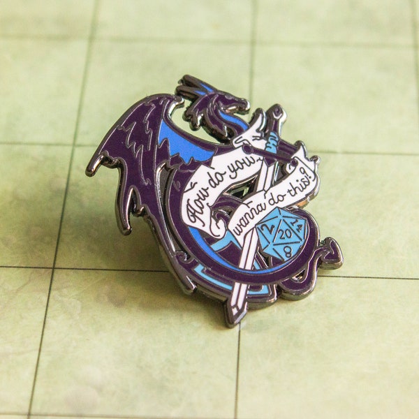 Dungeons and Dragons Pin - Etsy