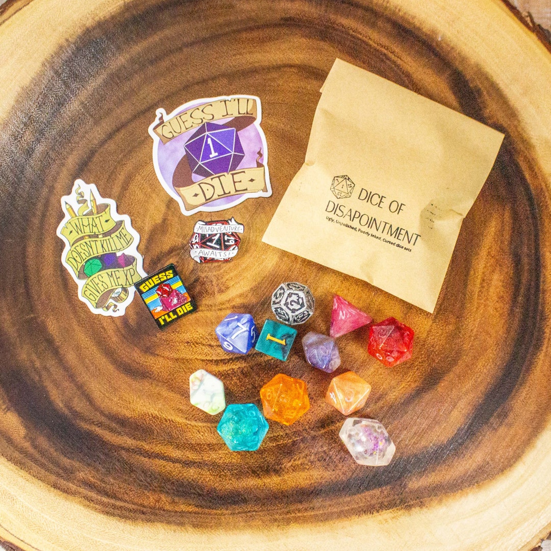 Critical Fail Box Dnd Dice of Disappointment Dungeons and Dragons RPG ...