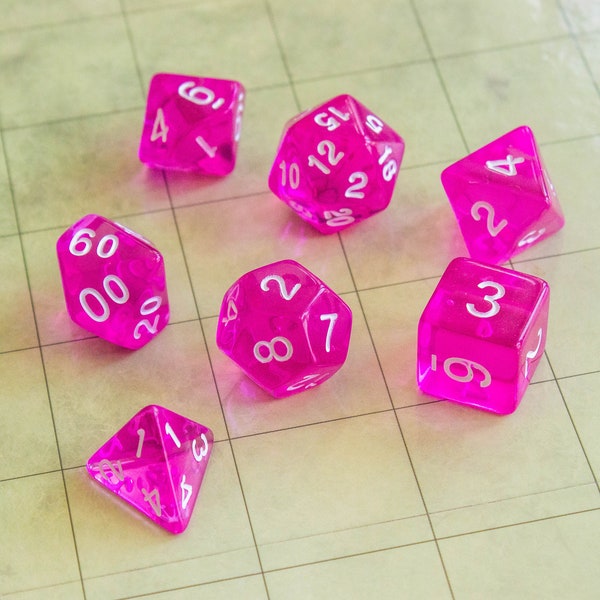 Pink Dice - Etsy