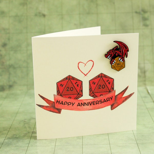 Dungeons and Dragons Anniversary Card - Etsy