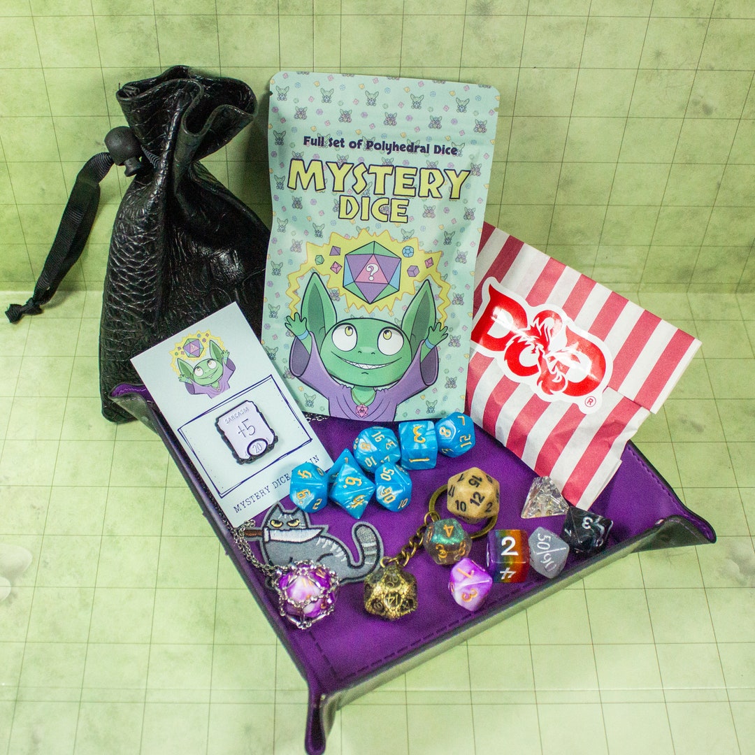 Dungeons and Dragons, Mystery Bundle DND Accessories D&D Gift Dnd Patches Pins Dice Mystery - Etsy