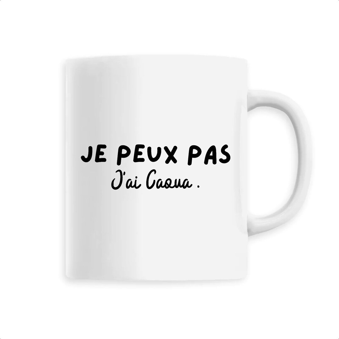 I Can't I Caoua Humor Mug Coffee Cup With Handle - Etsy