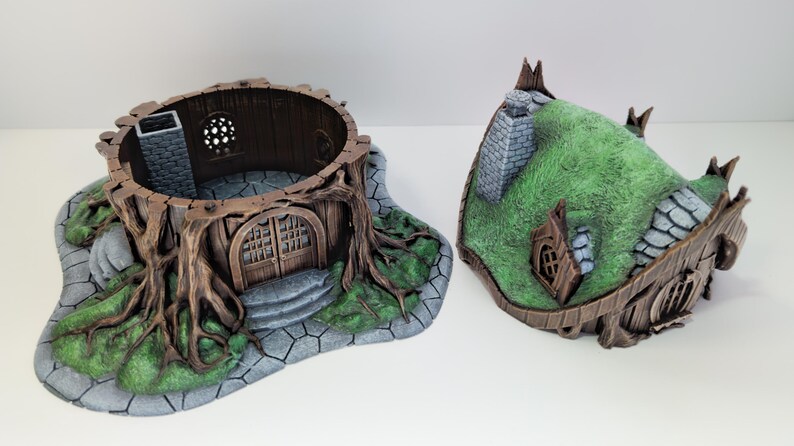 Mossend Glenn: Tabletop Fantasy House for Supportless 3D Printing - Etsy