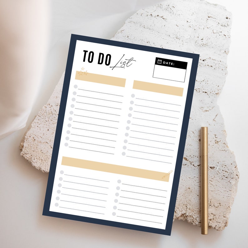 To Do Checklist, INSTANT DOWNLOAD, Printable to Do List, Task Tracker ...
