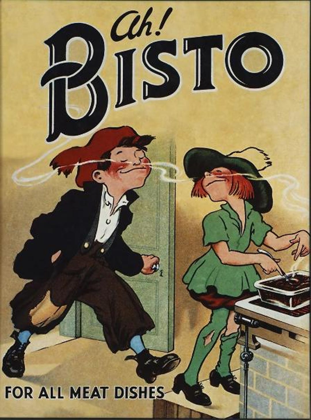 BG02 Vintage Bisto Advertising Poster Home Decor - Etsy