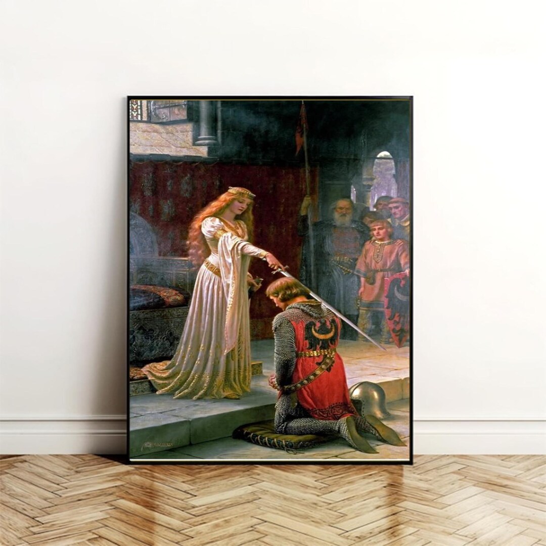 La Distinction - Edmund Blair Leighton Poster - Etsy