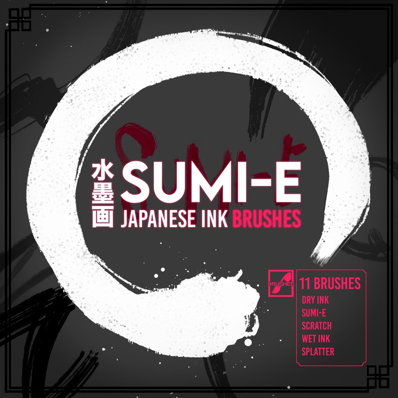SUMI-E Japanese INK Brushes - Etsy