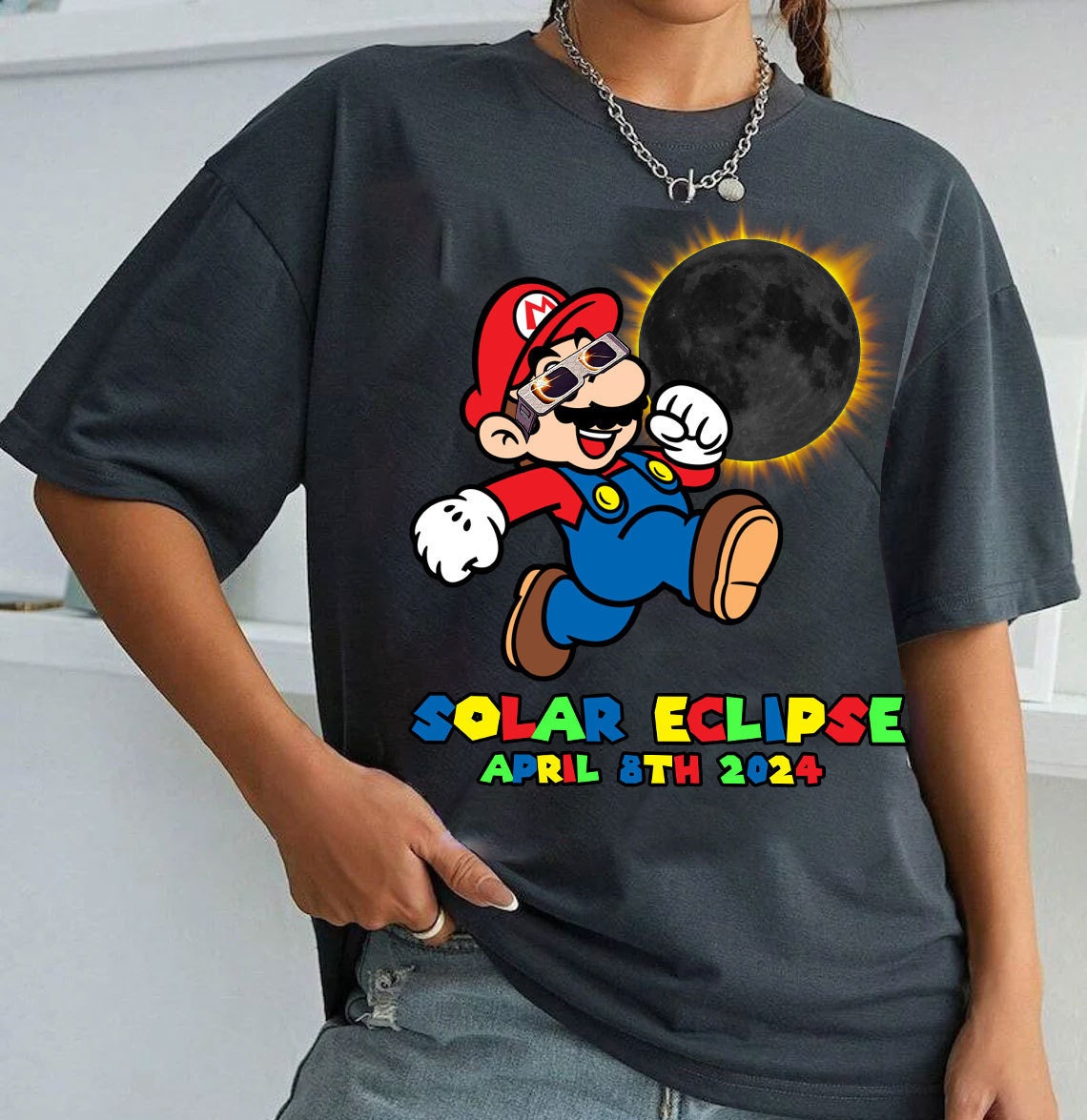 Mario Solar Eclipse Png, Super Mario Totality Solar Eclipse Png, Solar ...
