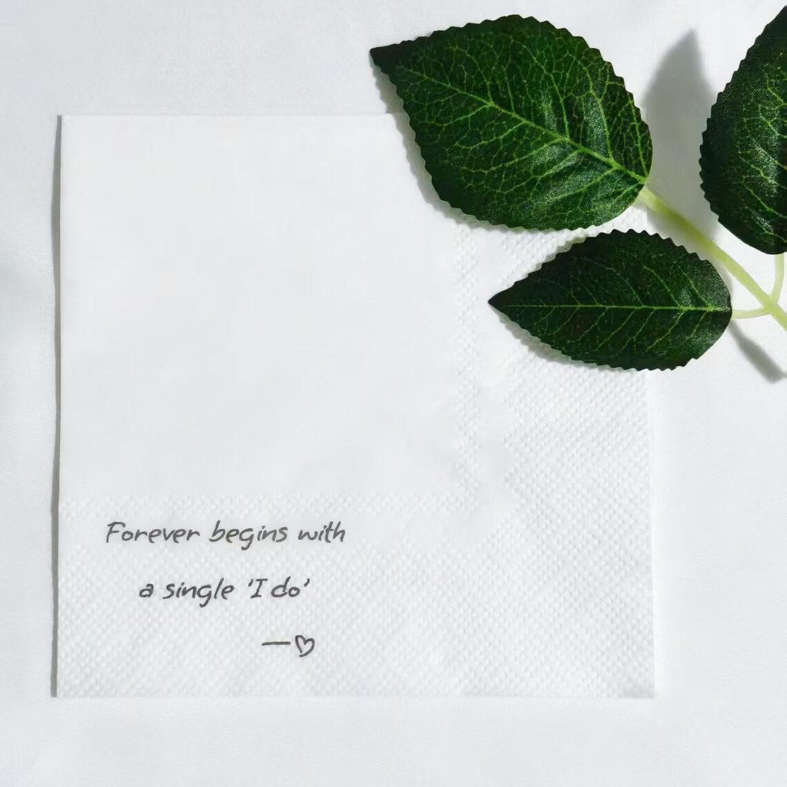 Personalized Handwritten Love Note Napkin|custom Wedding Napkins ...