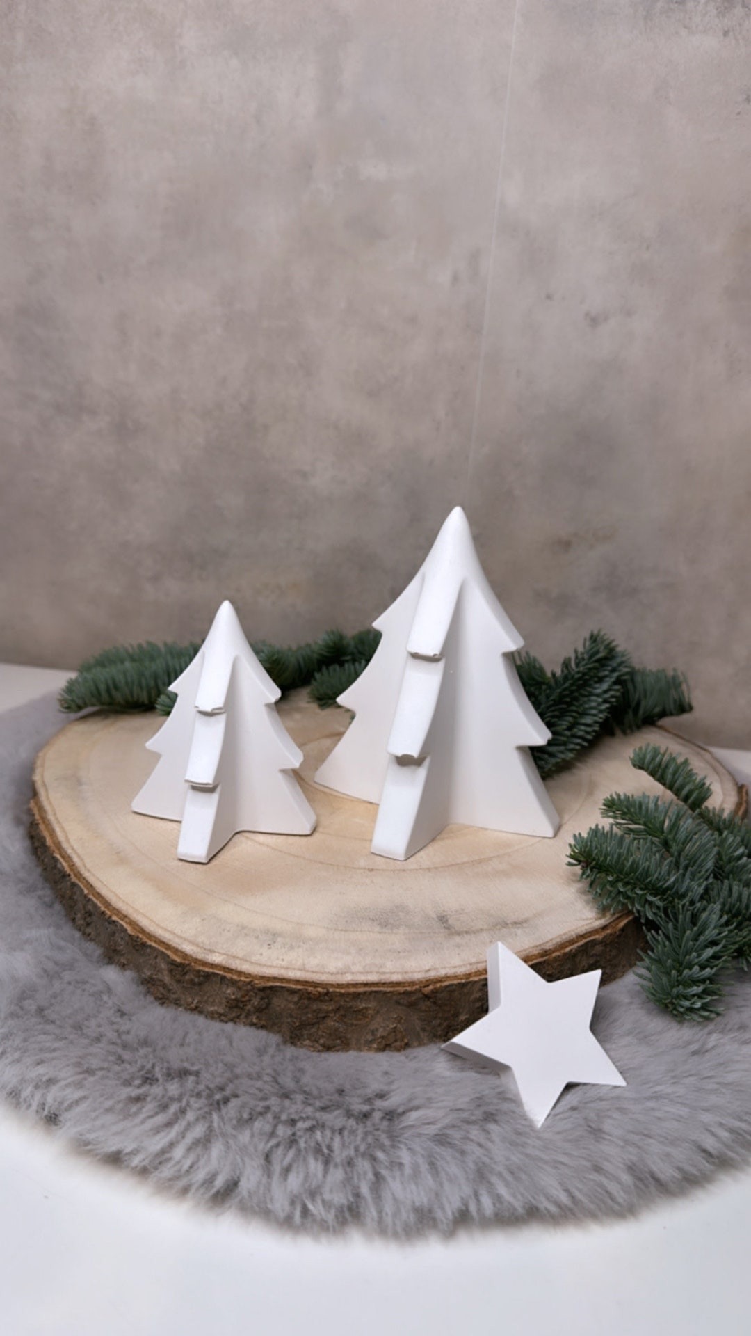 Tannenbäume aus Raysin | Weihnachtsdeko | Skandi-Stil | Deko Baum ...