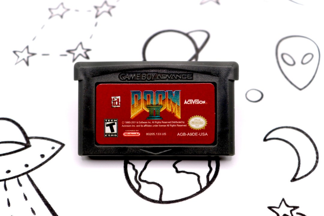 Nintendo Gameboy Advance Doom II - Etsy
