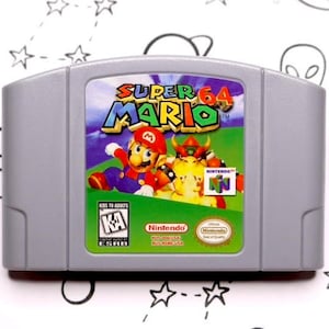 Nintendo 64 Super Mario 64 Game - Etsy