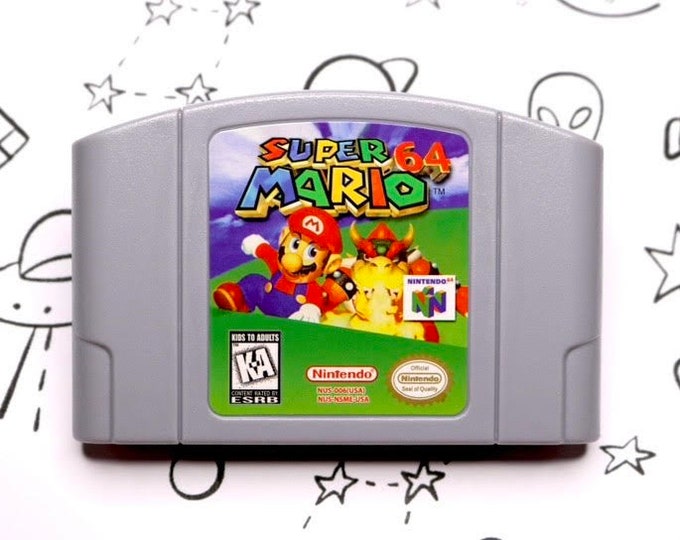 Nintendo 64 Super Mario 64 Game - Etsy