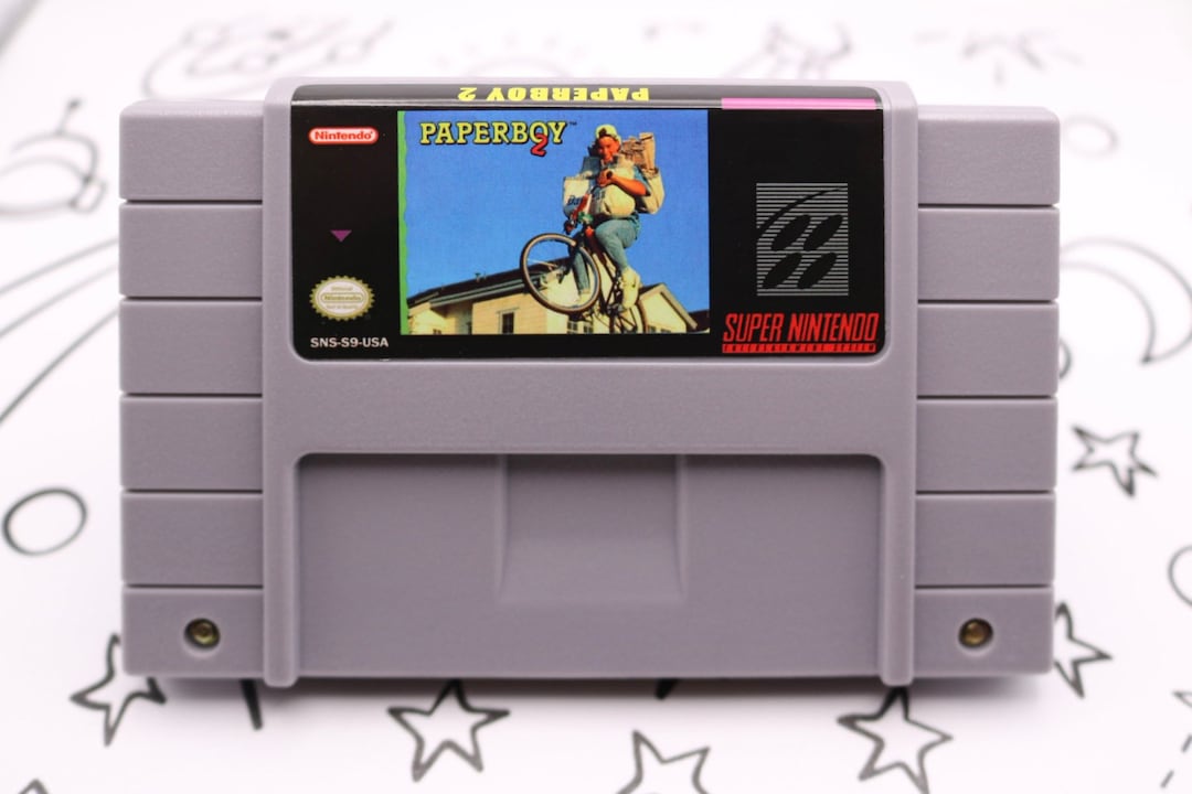SNES Paperboy 2 - Etsy