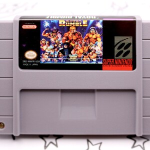 SNES WWF Royal Rumble *same Game, Custom Label :) - Etsy