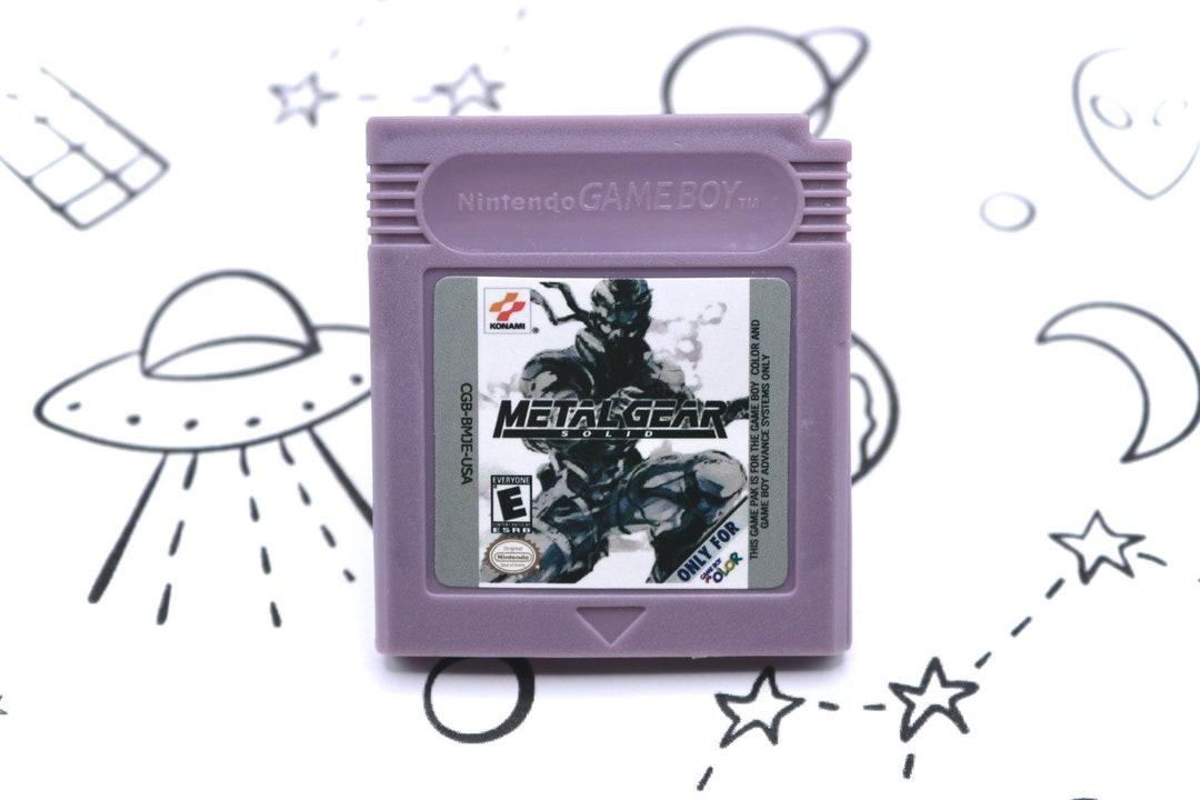Nintendo Gameboy Color Metal Gear Solid - Etsy