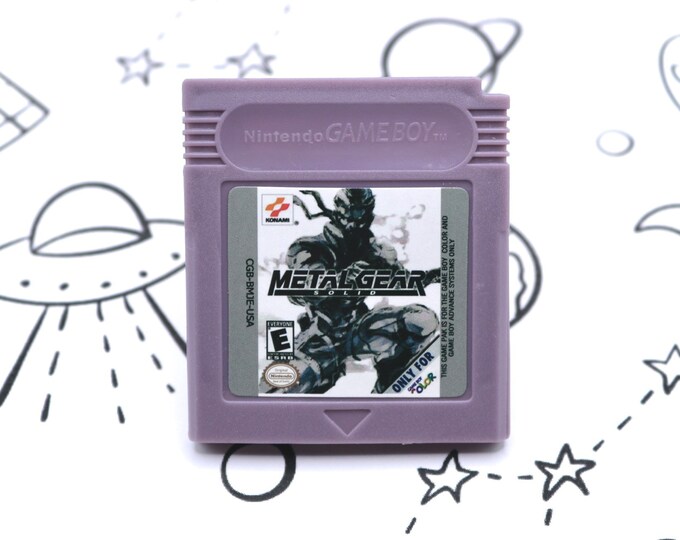 Nintendo Gameboy Color Metal Gear Solid - Etsy