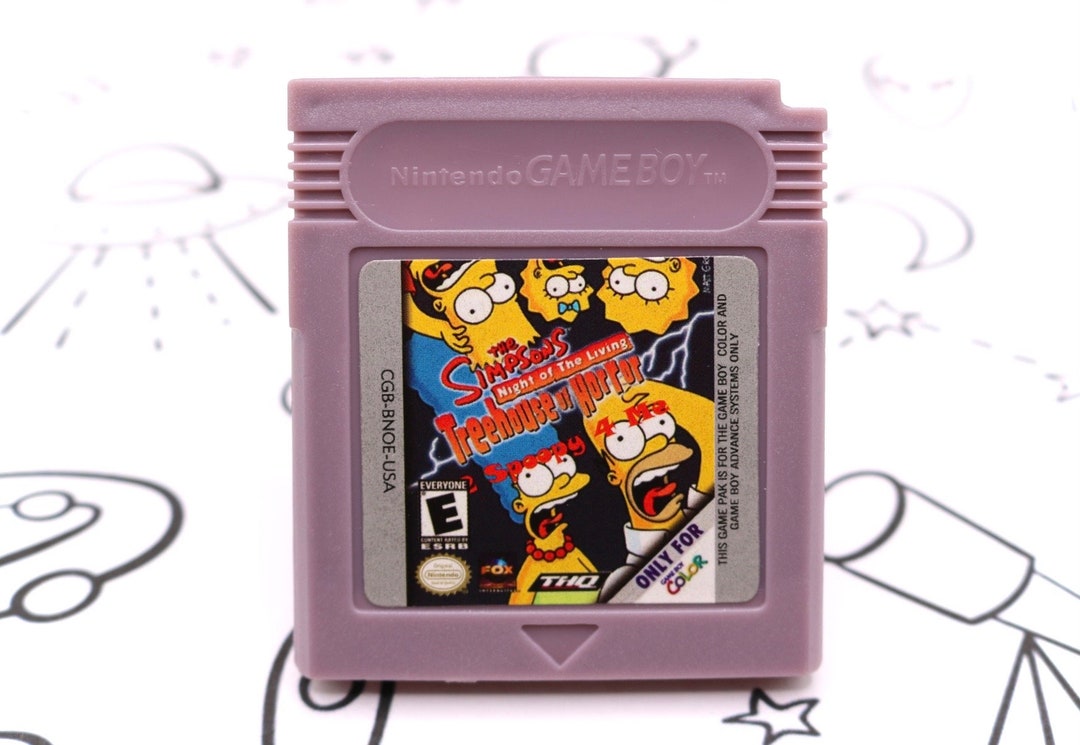 Nintendo Gameboy Color Simp Sons - Etsy