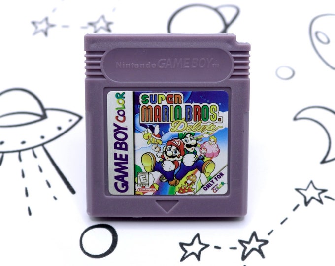 Nintendo Gameboy Color Super Mario Bros. Deluxe - Etsy