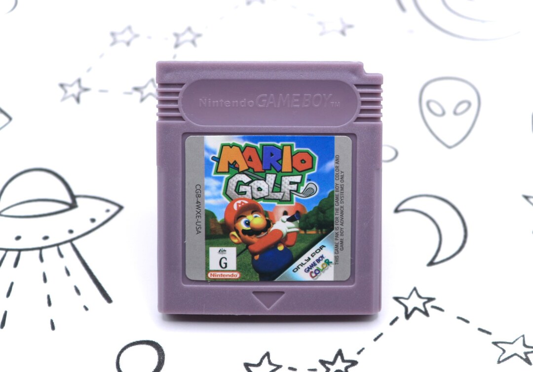Nintendo Gameboy Color Mario Golf - Etsy