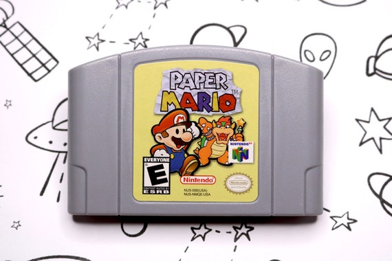Nintendo 64 Paper Mario - Etsy