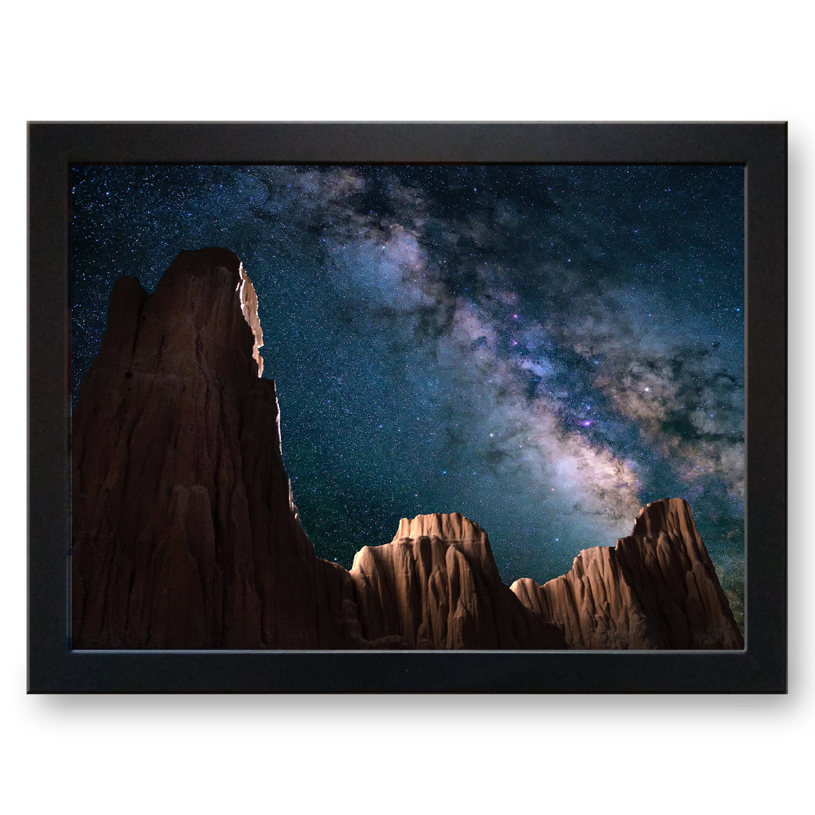Starry Night Sky Milky Way Cushioned Lap Tray | Wooden Frame | Bean Bag ...
