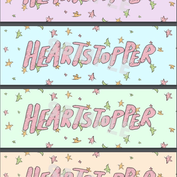 Heartstopper Bookmark - Etsy