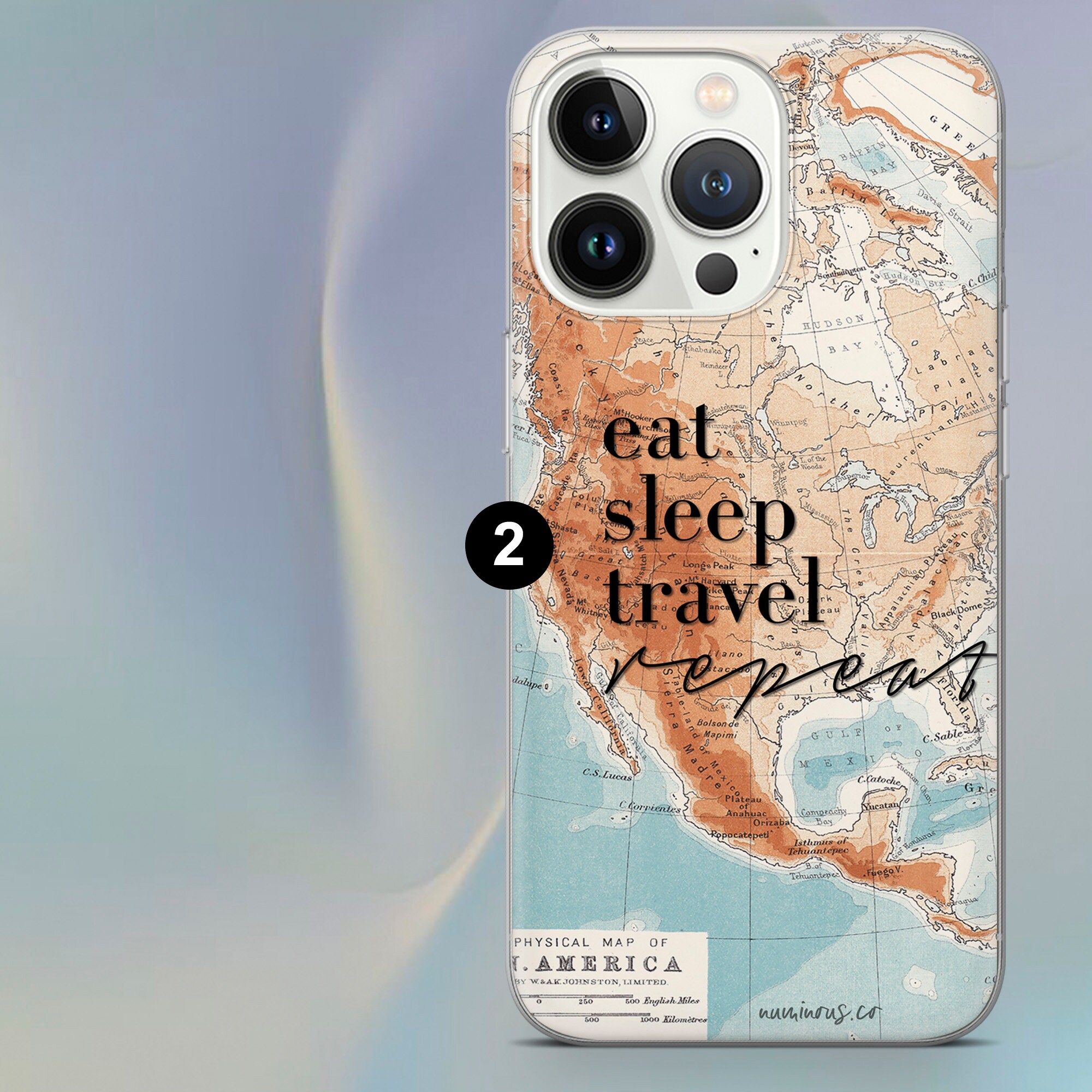 Wanderlust Travel Phone Case for iPhone 14, 13, 12 Pro, XR, Samsung A12 ...