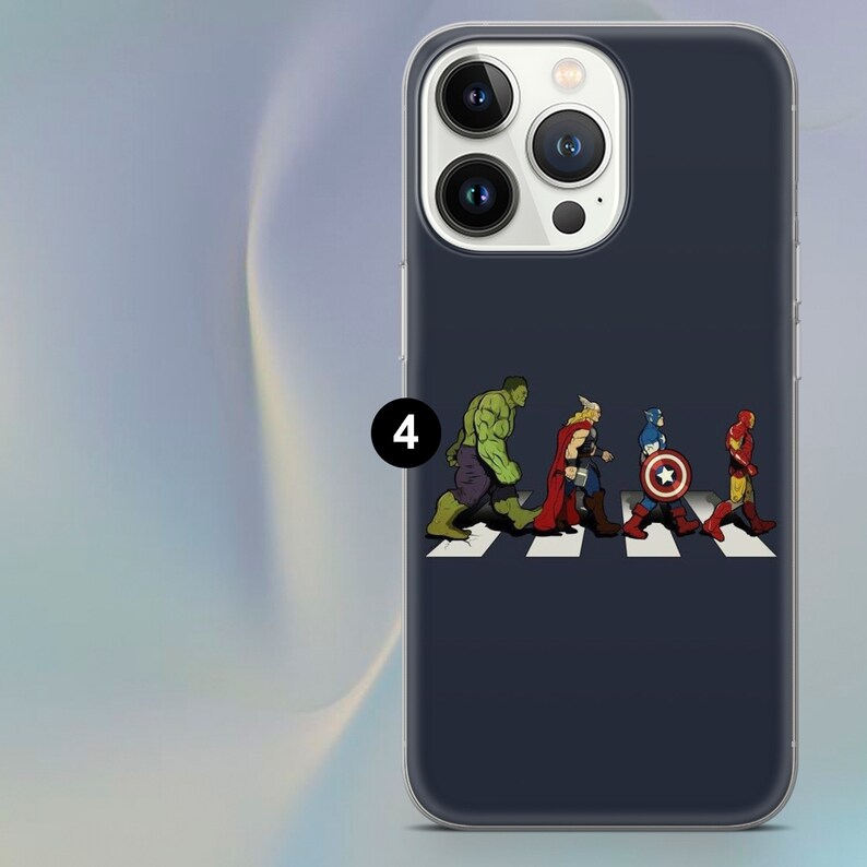 Marvel Avengers Comic Book Aesthetic Phone Case for iPhone 14, 13, 12 ...